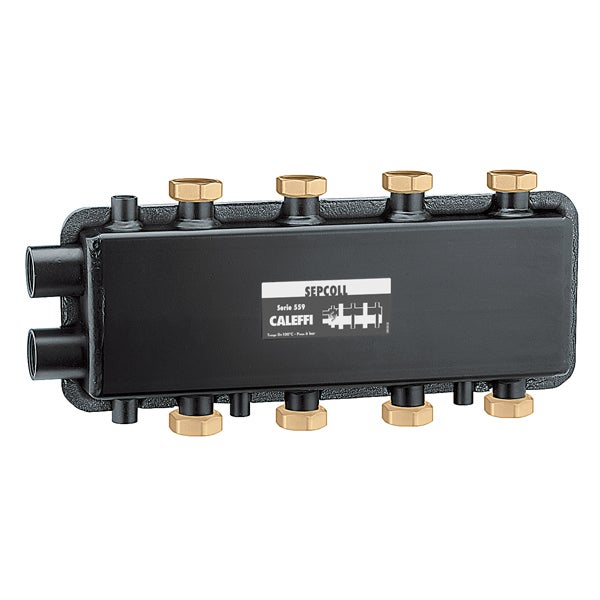 Caleffi 2+2 riscaldamento SEPCOLL Separatore idraulico-collettore per impianti di riscaldamento ...