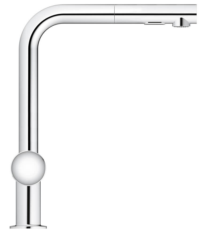 Grohe 30274000 MINTA miscelatore monocomando H.33 cm per lavello, con ...