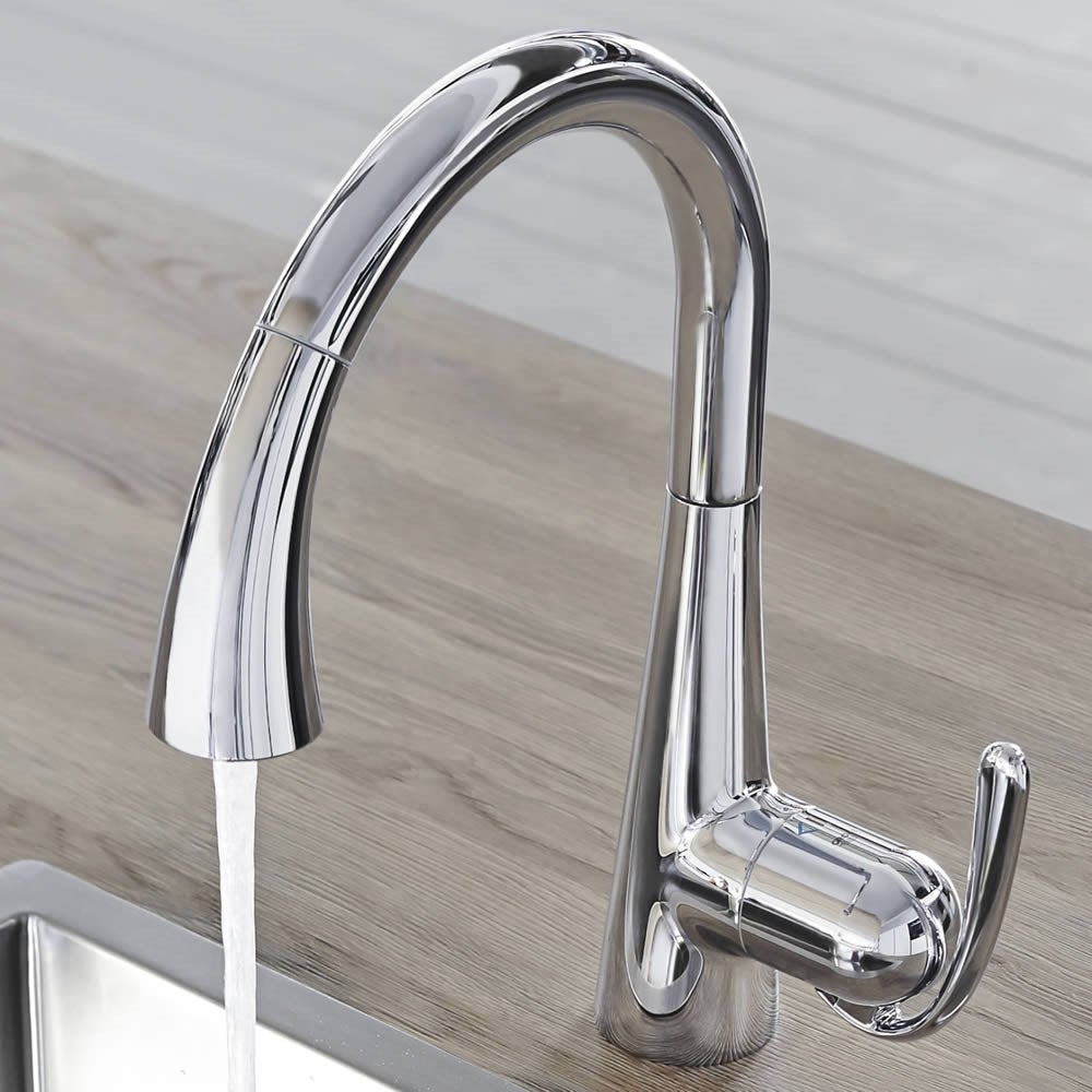 Grohe 32294001 Zedra Miscelatore Monocomando per Lavello con Doccetta ...
