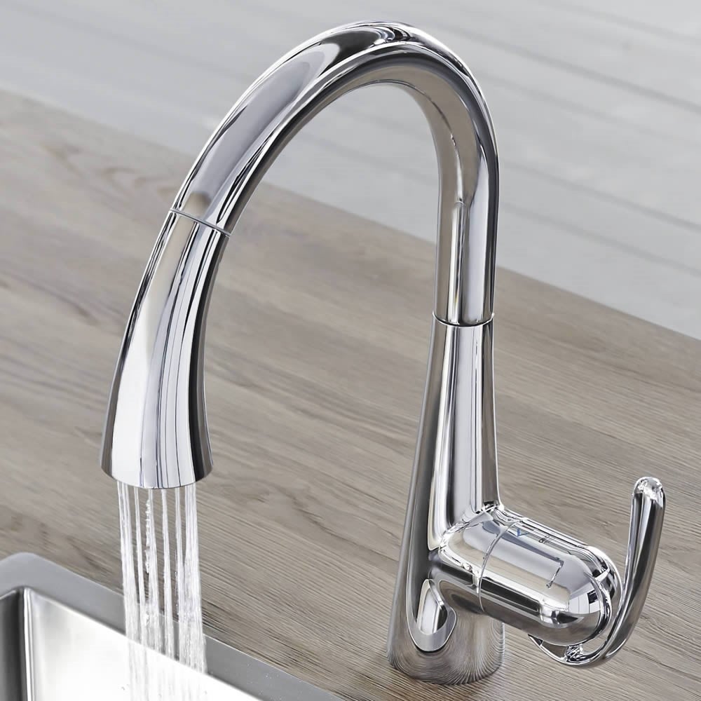 Grohe 32294001 Zedra Miscelatore Monocomando per Lavello con Doccetta ...