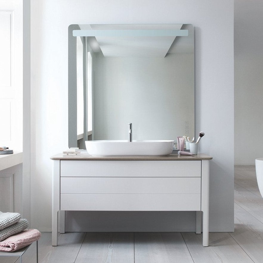 Duravit LUV composizione bagno: mobile sottolavabo a pavimento e ...