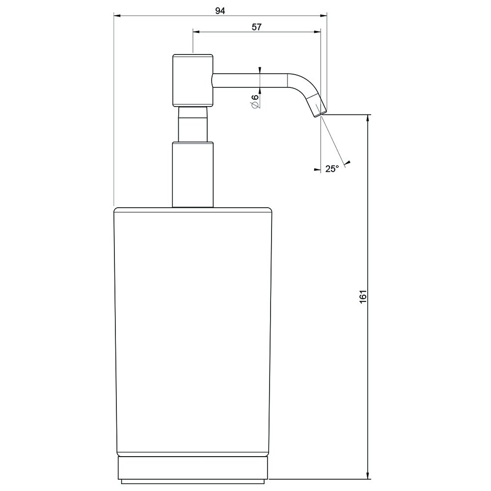 Gessi 38839#031 EMPORIO ACCESSORI porta dispenser d'appoggio, con ...