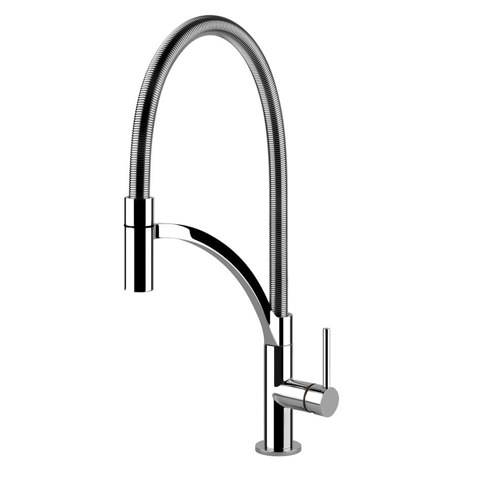 Gessi 29809#149 HELIUM miscelatore semi pro, monocomando, con canna ...