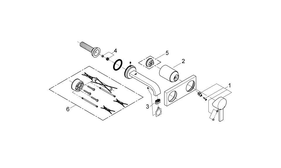 Grohe 19309000 Allure Miscelatore Monocomando Lavabo - Installazione a ...