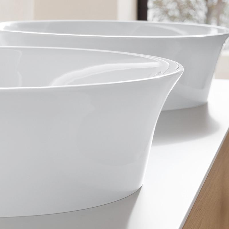 Duravit 2362430079 WHITE TULIP bacinella da appoggio soprapiano Ø 43 cm ...