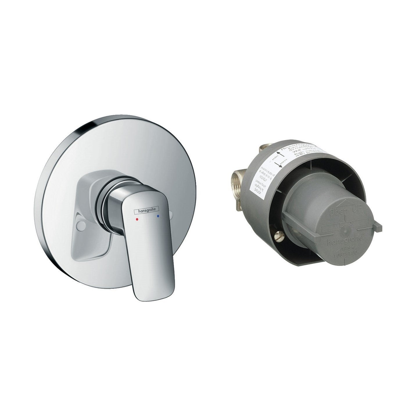 Hansgrohe 71666000 LOGIS set miscelatore doccia ad incasso, finitura ...