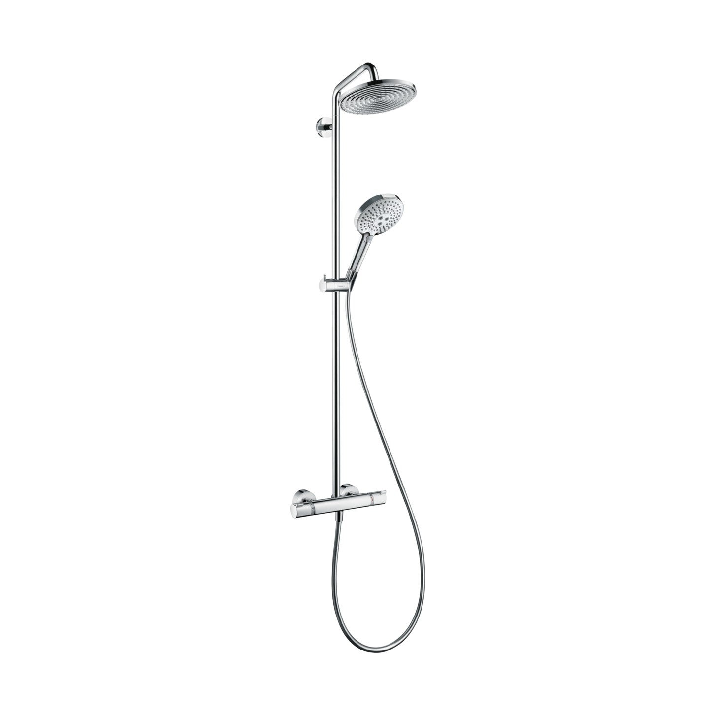 Hansgrohe 27116000 RAINDANCE S s'howerpipe 240, 1 jet, EcoSmart 9 l/min ...