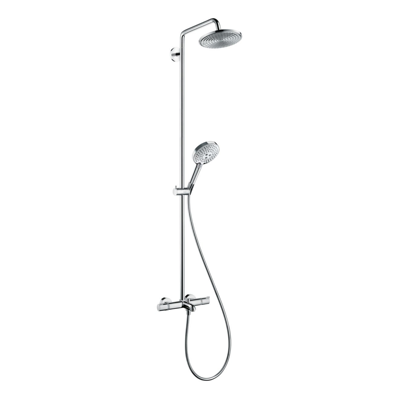 Hansgrohe 27117000 RAINDANCE S showerpipe 240, 1 jet, con termostatico ...