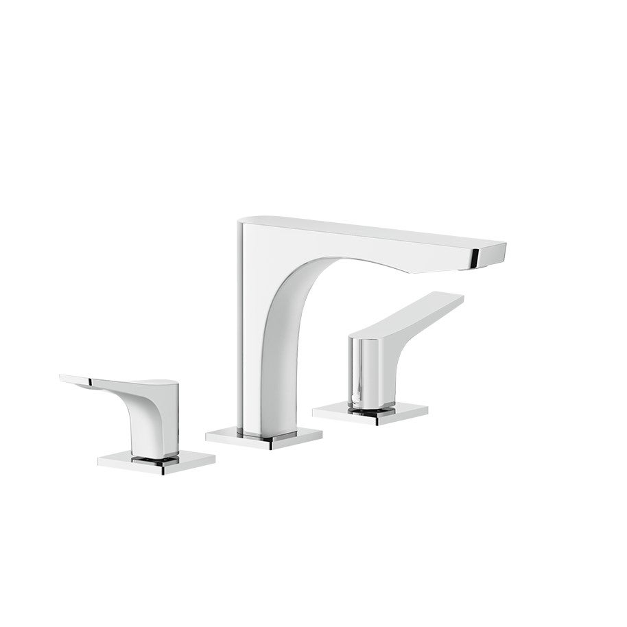 Gessi 59012#031 RILIEVO gruppo lavabo 3 fori, senza scarico, con flessibili di collegamento ...