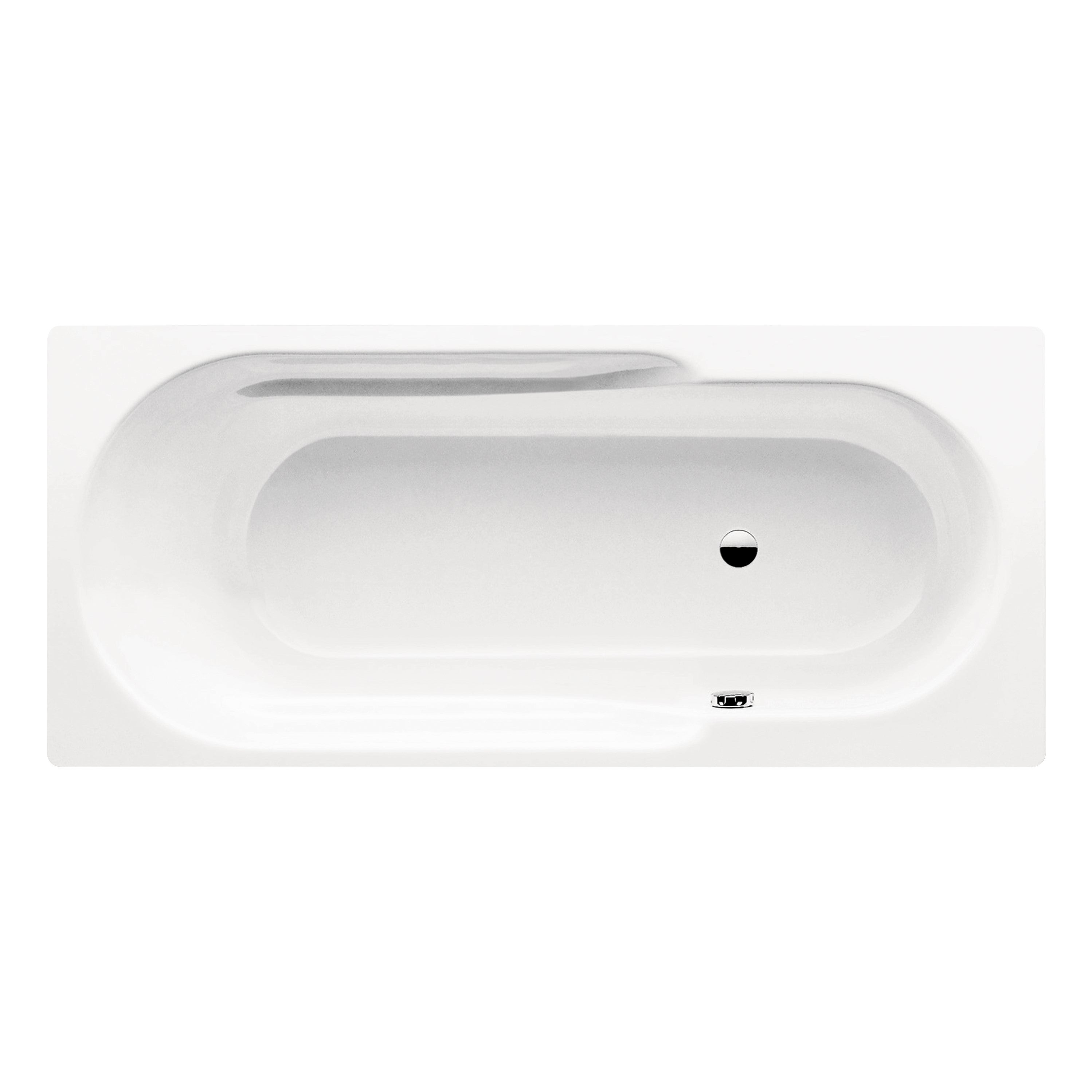 Kaldewei 700 RONDO vasca rettangolare L.170 P.75 cm, in acciaio ...