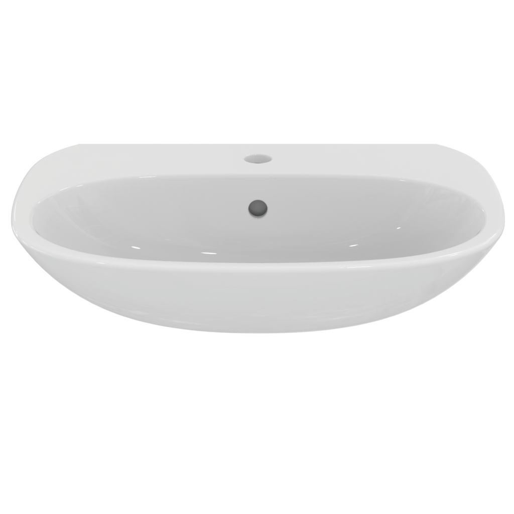 Ideal Standard T352201 TESI lavabo L.60 cm, monoforo, con troppopieno ...