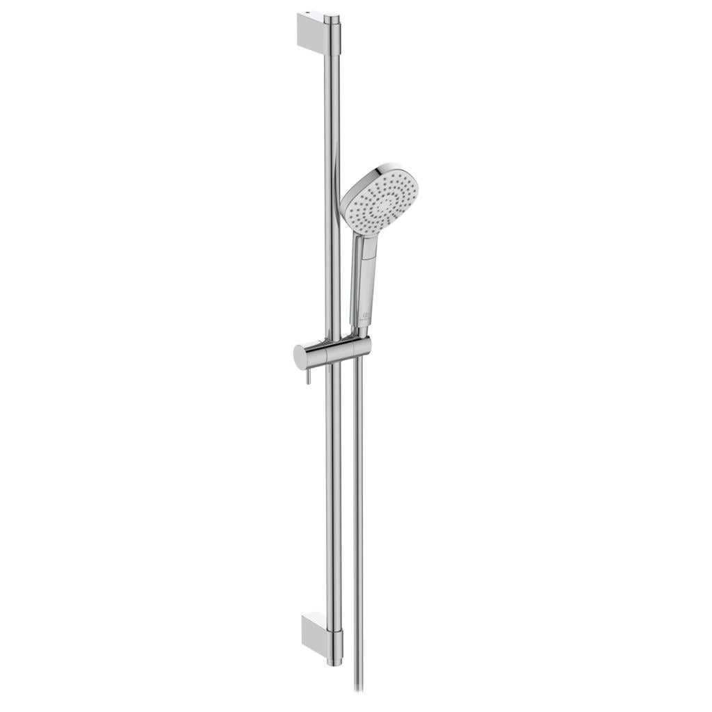 Ideal Standard B2238AA IDEALRAIN EVO asta doccia Diamond da 90 cm, doccetta da 11 cm con sistema ...