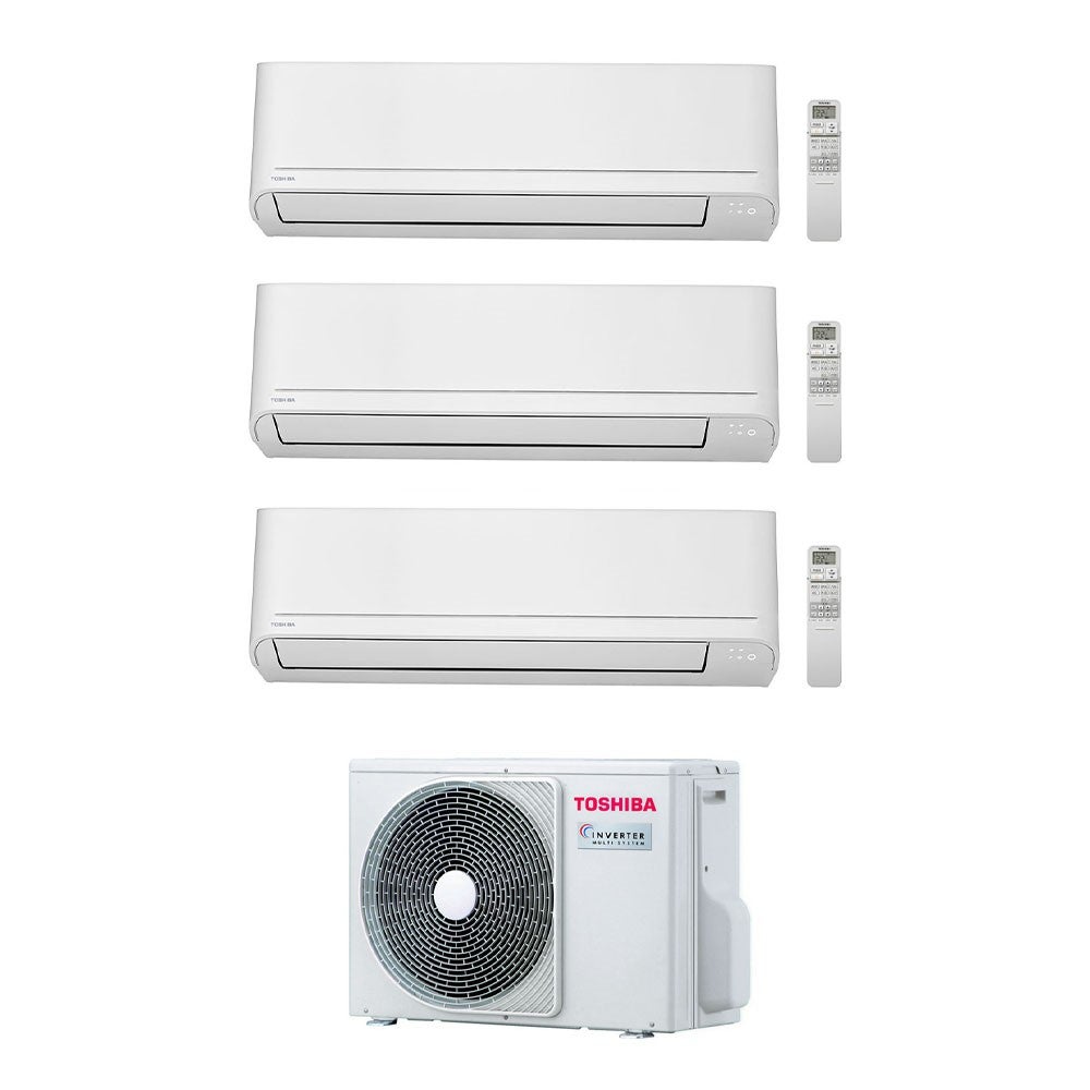 Toshiba SEIYA R32 Climatizzatore a parete trial split inverter bianco | unità esterna 5.2 kW ...