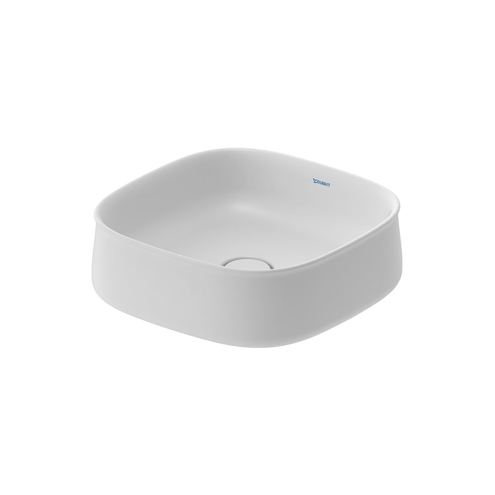 Duravit 2373423279 ZENCHA bacinella da appoggio soprapiano quadrata 42 ...