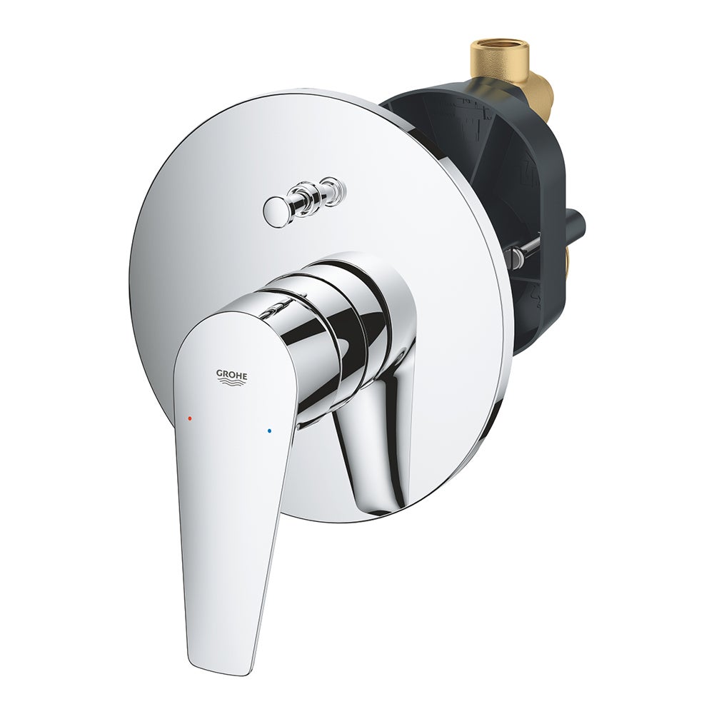 Grohe 29079001 BAUEDGE miscelatore monocomando ad incasso per vasca o ...