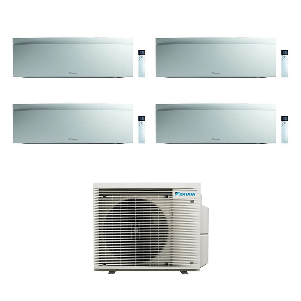 Daikin EMURA R32 Climatizzatore a parete quadri split inverter Wi-Fi bianco | unità esterna 7.4 ...