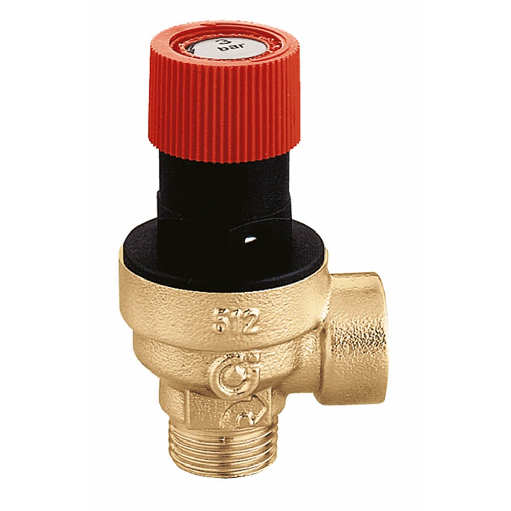 Caleffi 514480 Valvola di sicurezza ordinaria, attacchi maschio-femmina ...