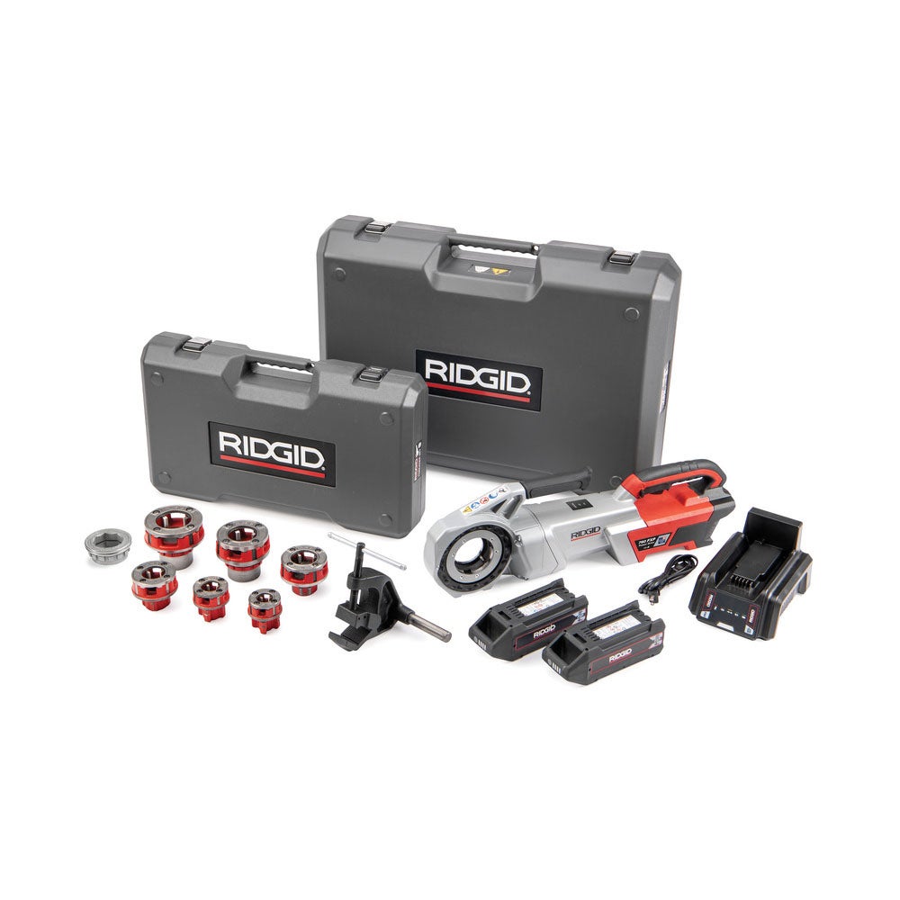 Ridgid 72058 760 FXP Filettatrice 11-R, staffa di supporto, cassetta, 2 ...