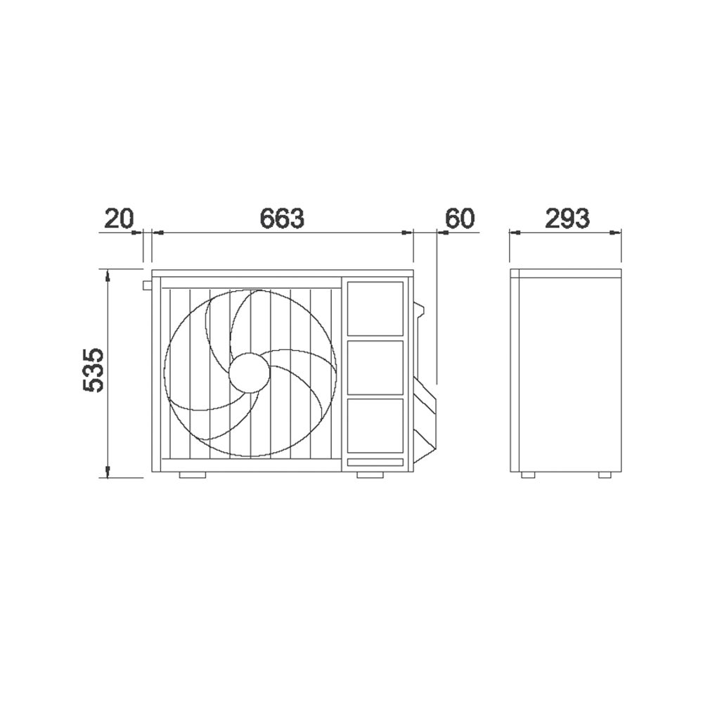 Atlantic 880280 CALYPSO SPLIT INVERTER scaldacqua in pompa di calore a ...