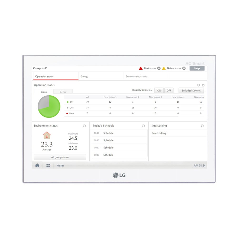 LG PACS5A000.ENCXLEU Comando centralizzato ACSmart V max 128 UI ...