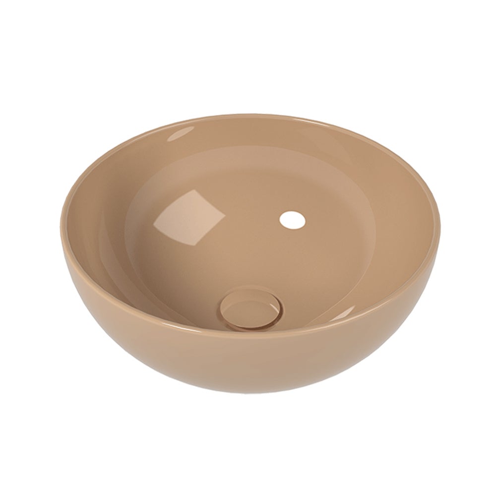 Flaminia AP40AAV APP 40 lavabo rotondo da appoggio 40 cm, colore avana ...