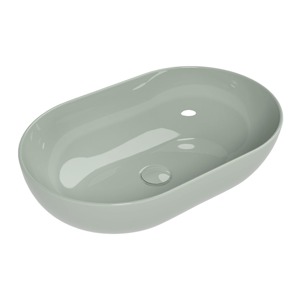 Flaminia AP62AVG APP 62 lavabo da appoggio 62 cm, colore verde giada ...