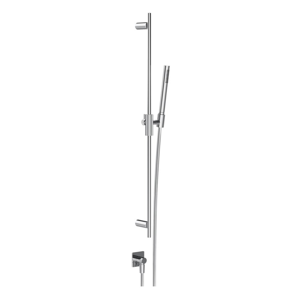 Gessi 73541#031 INVERSO RIGATO asta saliscendi con presa acqua, doccetta anticalcare e ...