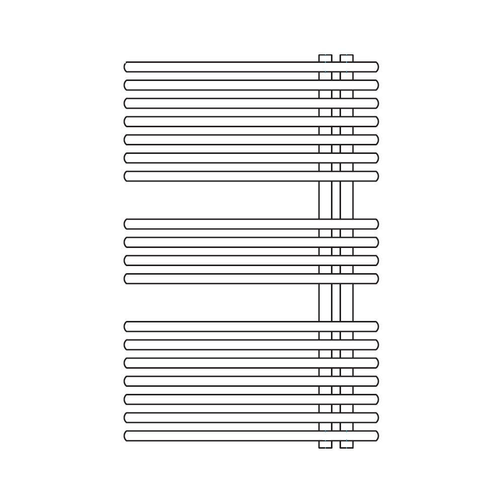 Irsap YRS050B01IR01NNN01 FUNKY_S radiatore 18 tubi H.92,8 L.50 P.6,2 cm ...