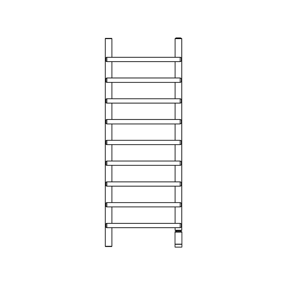 Deltacalor FOX23E103040TS1019G FOX23 ELECTRIC scaldasalviette H.111,5 L ...