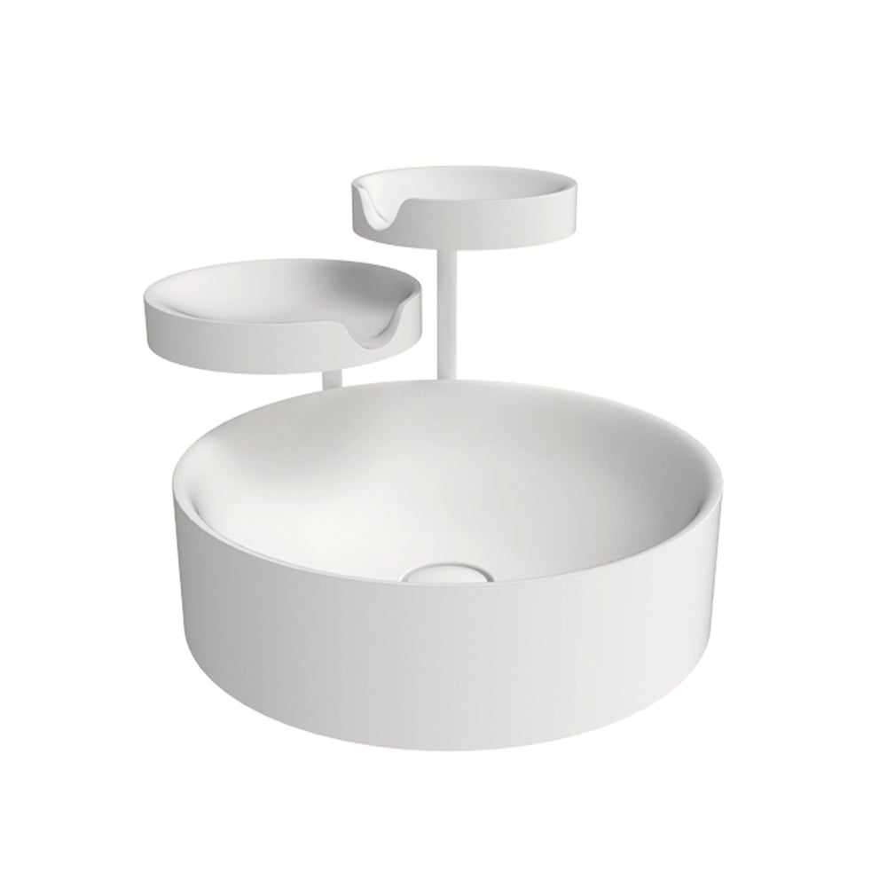 Flaminia TK45ALAT TAKI lavabo da appoggio composto da tre bacini in ...