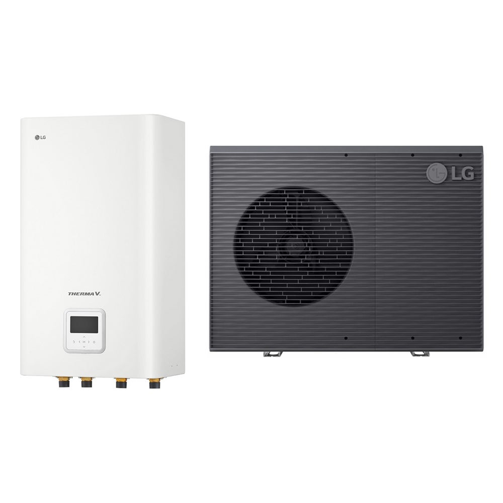 LG THERMA V R290 sistema idronico monofase composto da pompa di calore ...