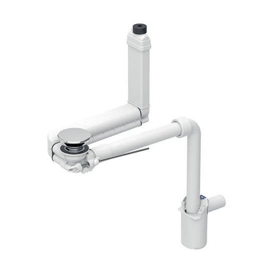 Geberit 152.059.21.1 Scarico per lavabo Clou, versione compatta, con ...