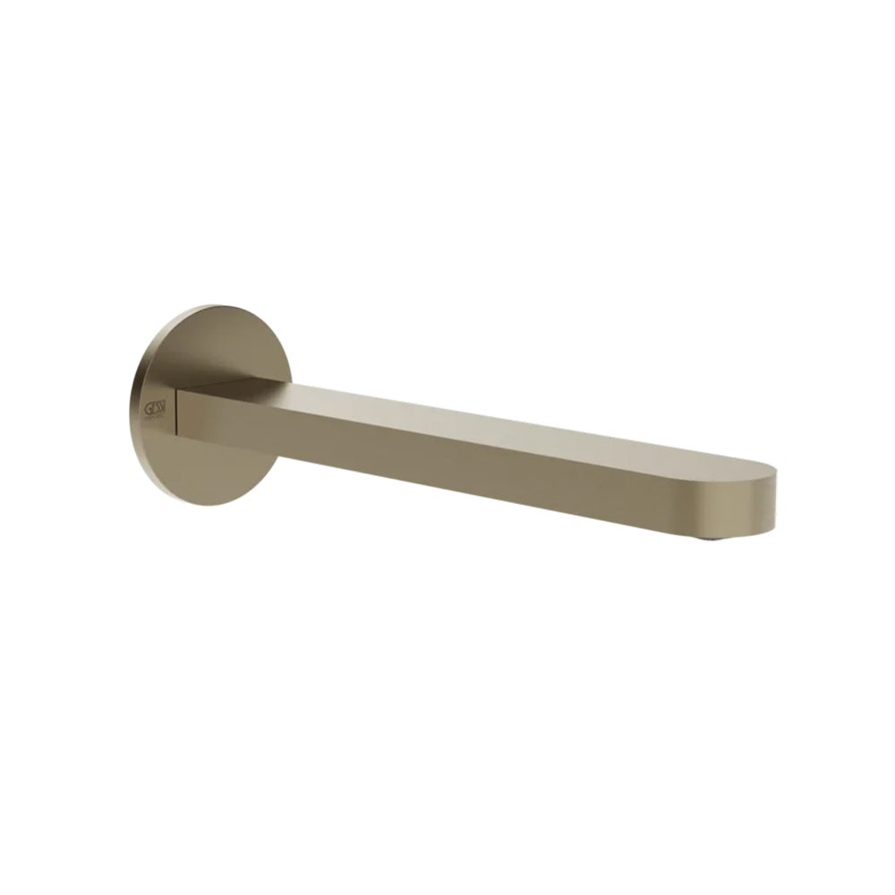 Gessi 56900#149 VIA MERAVIGLI bocca a parete, finitura finox brushed ...