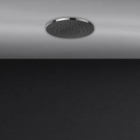 Gessi 57803#238 WELLNESS Sistema doccia a controsoffitto Ø350 con ...