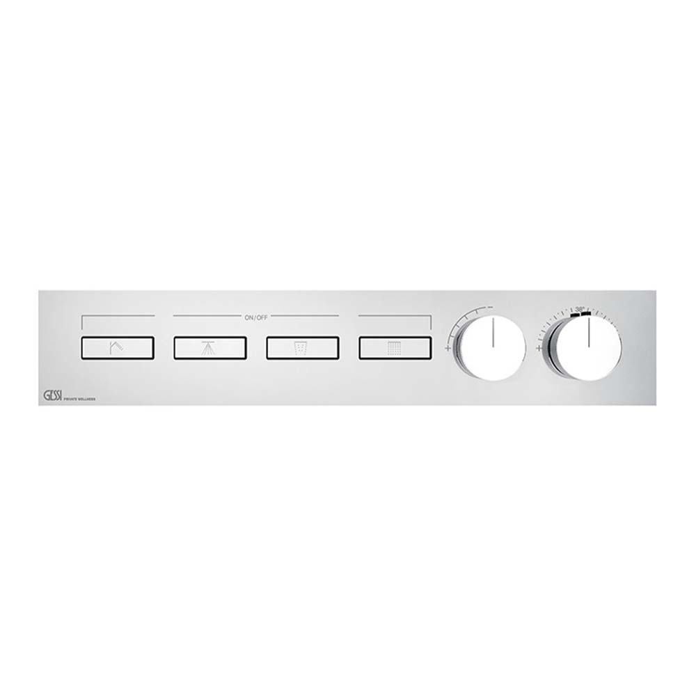 Gessi 63016#031 HI-FI LINEAR miscelatore termostatico a quattro ...