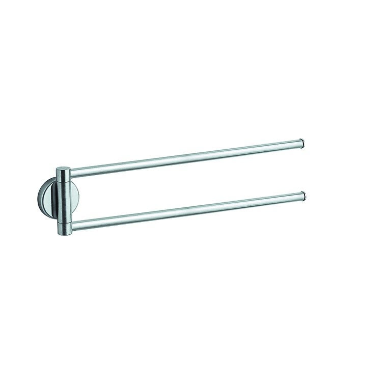Inda A14150 NS Inox portasalviette doppio a snodo, finitura inox ...