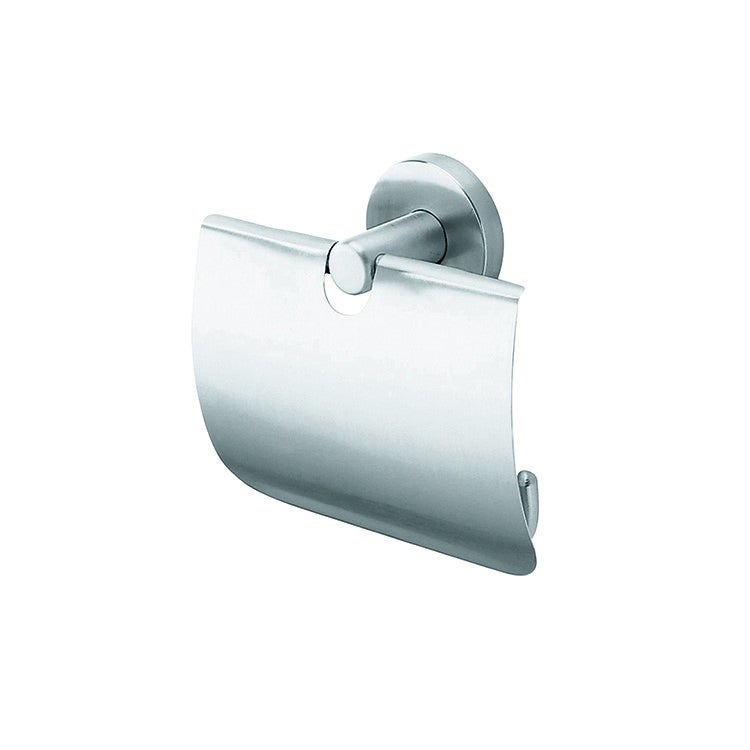 Inda A14260 NS Inox portarotolo con coperchio, finitura inox spazzolato ...