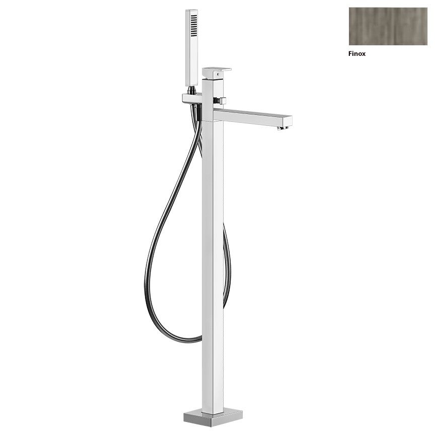 Gessi 24968#149 RETTANGOLO parti esterne per piantana esterno vasca con ...