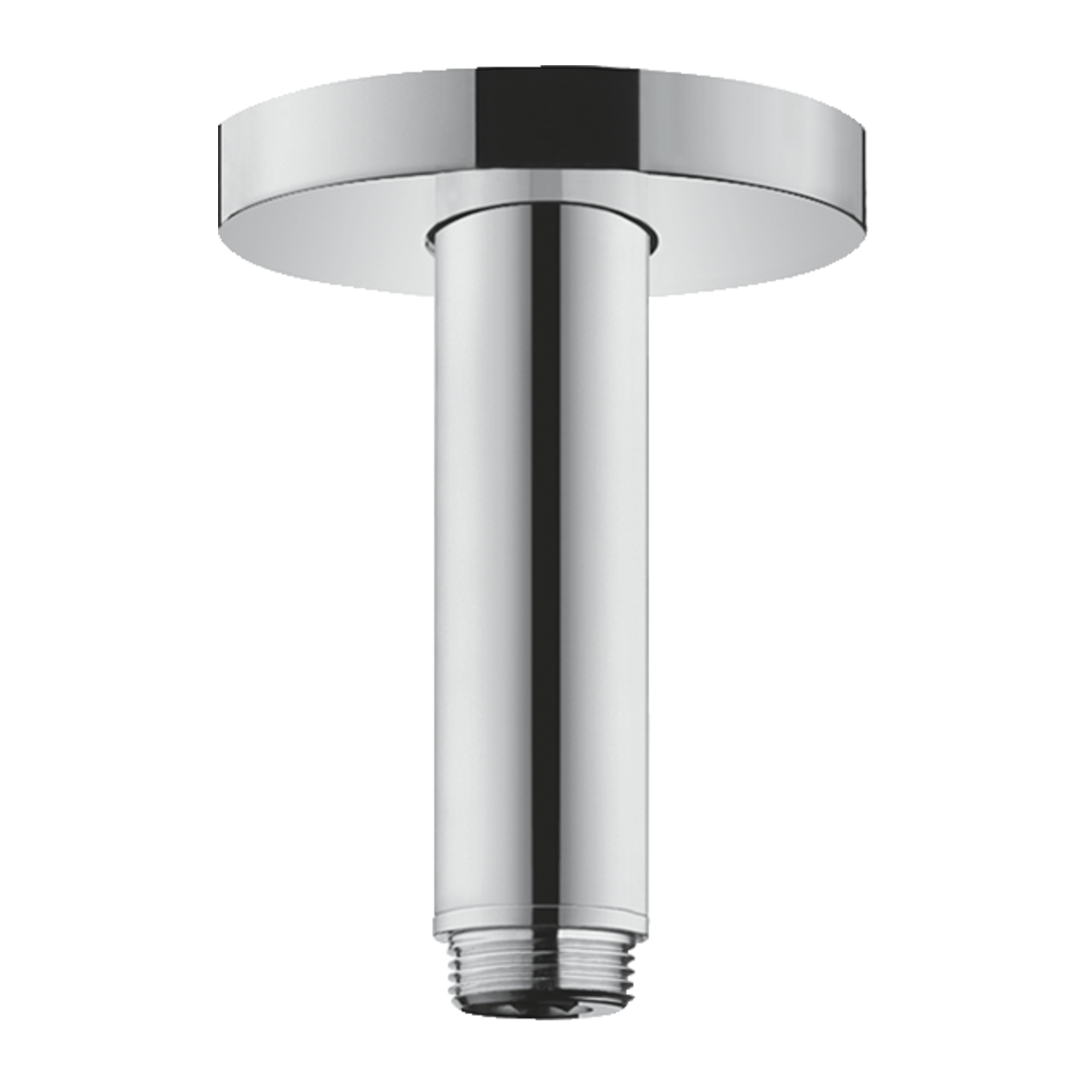 Hansgrohe 27393000 Fissaggio a soffitto S 10 cm, finitura cromo ...