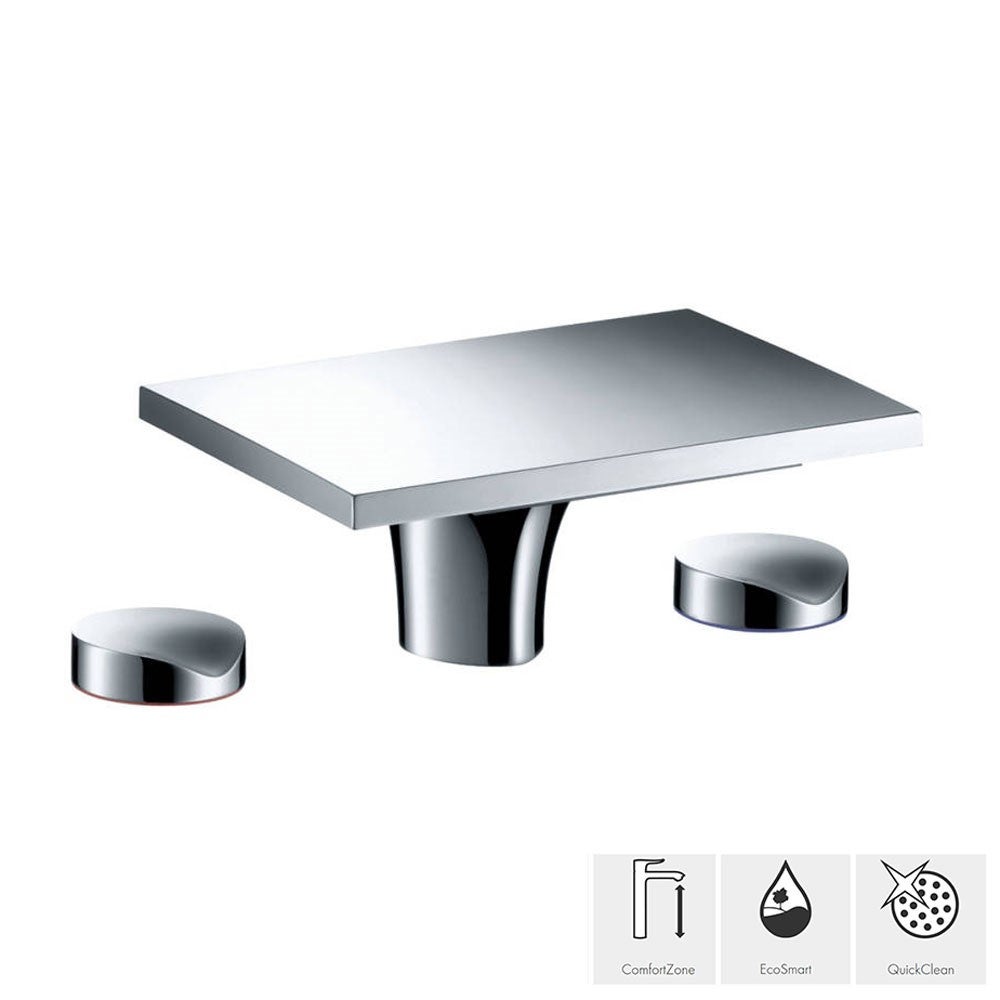 Axor 18013000 MASSAUD rubinetteria 3 fori lavabo finitura cromo ...