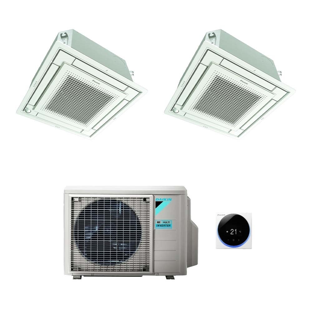 Daikin FFA-A9 Cassetta 4 vie R32 Climatizzatore dual split inverter ...