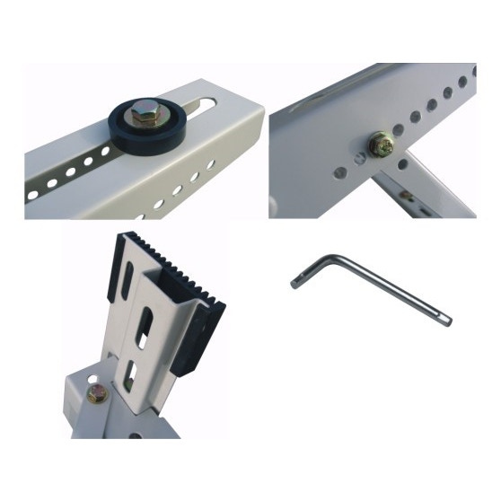 Tecnosystemi 11100005 TSTT 140 T staffa tetto trasversale telescopica ...