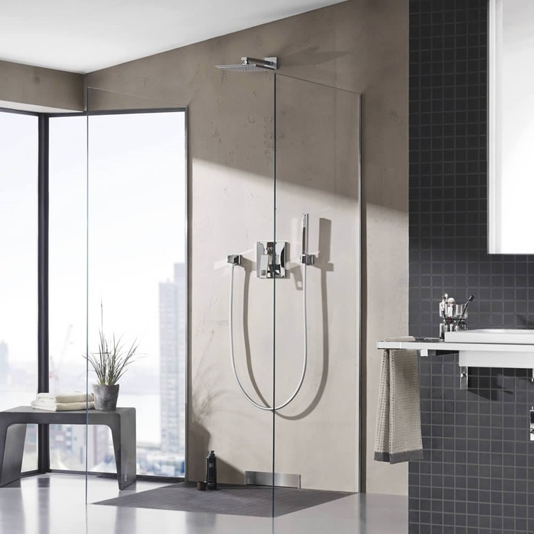 Grohe 26064000 Rainshower® Allure Set Soffione Doccia 210mm, Monogetto ...
