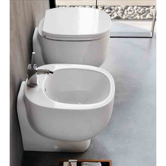 Pozzi Ginori 41251000 500 bidet per allacciamento acqua interno, bianco ...