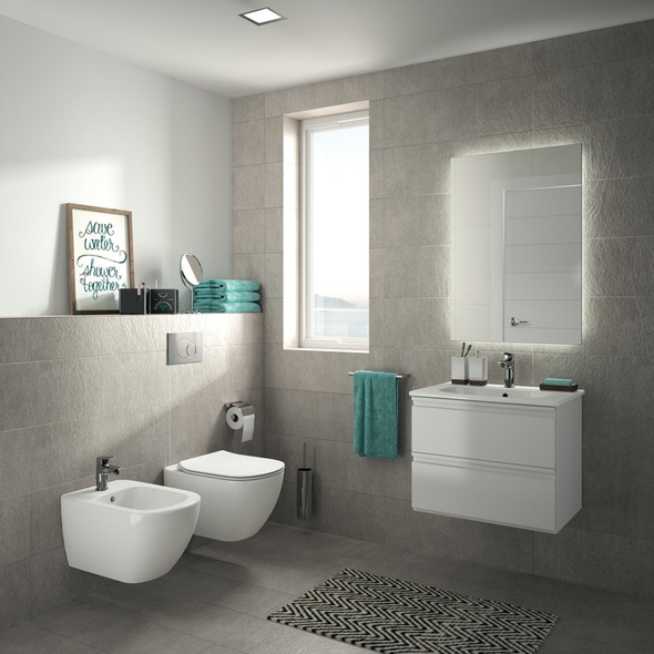 Forme e dimensioni sanitari: come scegliere il WC e il bidet