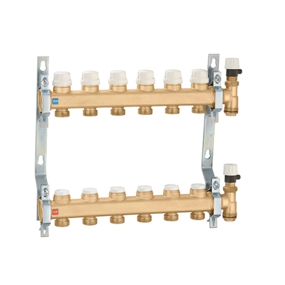 Caleffi 356608 Collettore complanare fuso monoblocco 8+8 derivazioni x 1" | Prezzi e offerte su ...