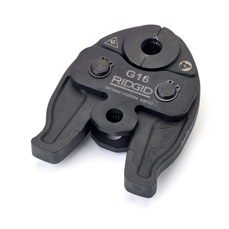 Ridgid RP 219 Pressatrice a batteria completo di ganasce G 16-20-26 mm ...