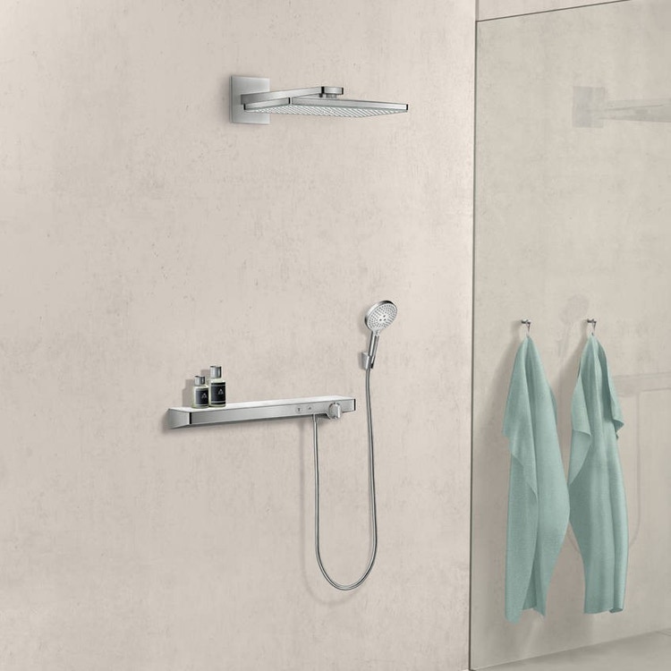 Hansgrohe 24003400 RAINMAKER SELECT soffione doccia 460, 1 jet, con ...