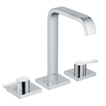 Axor 16514000 MONTREUX rubinetteria 3 fori lavabo con maniglie a leva ...