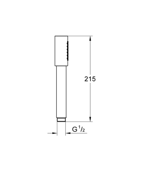 Grohe 28034000 Sena Stick Manopola Doccia | Prezzi e offerte su Tavolla.com